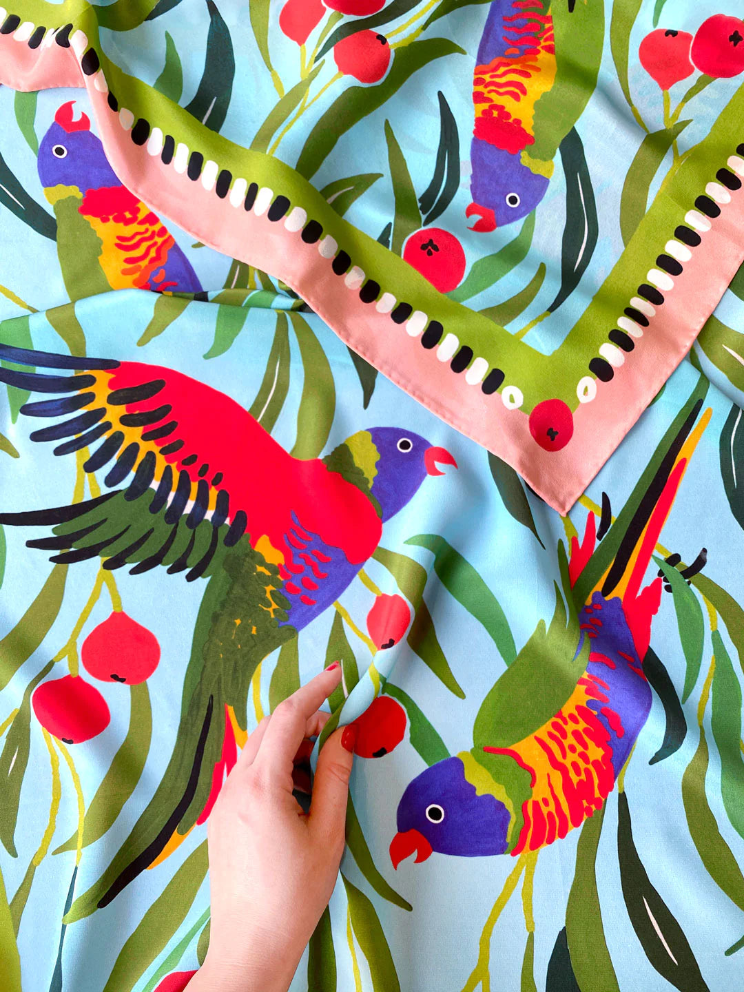 Shop Julie White Scarves | Australian Artist Print Silk Scarves ...