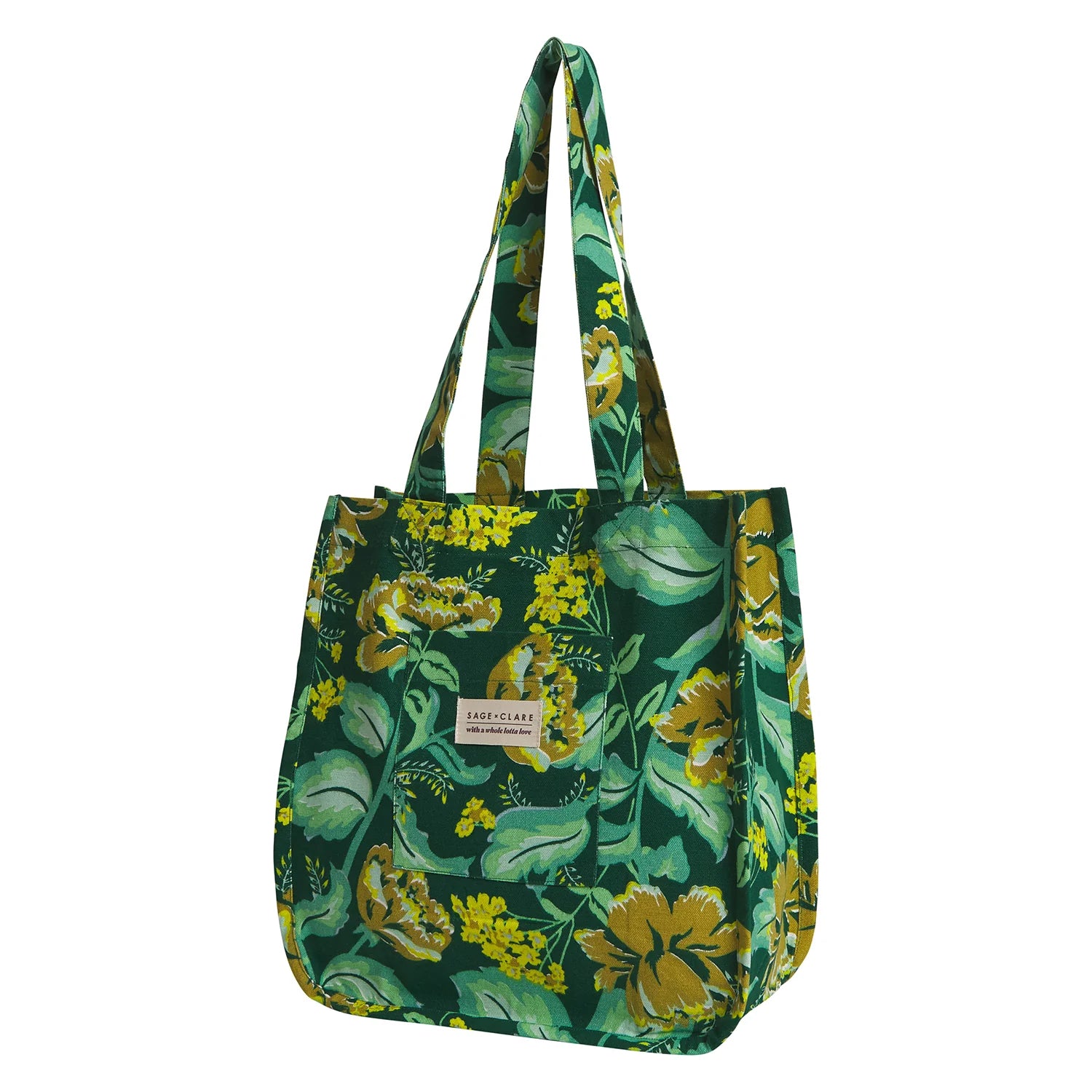 Sage and Clare Margot Tote Bag Forest | Shop Bags at Morris et al